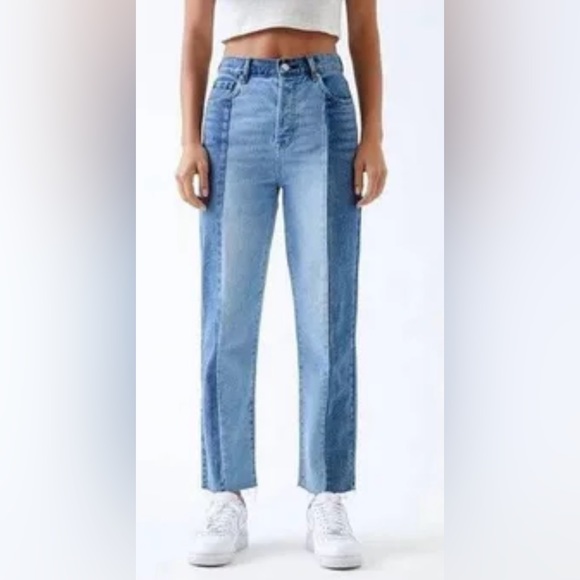 PacSun | Jeans | Pacsun High Rise Two Toned Straight Leg Jeans | Poshmark